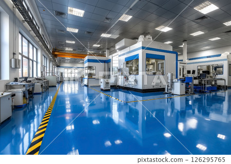 Inside the factory: Image generation AI - Stock Illustration [126295765 ...
