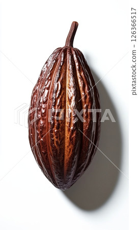 Ripe cocoa pod with rich texture and deep color... - Stock Illustration ...