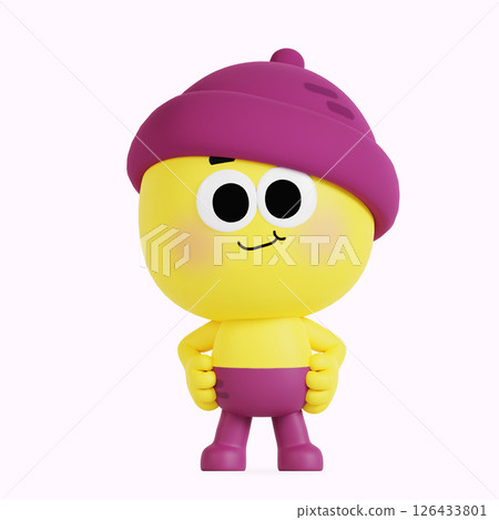 Cute local specialty sweet potato character - Stock Illustration ...