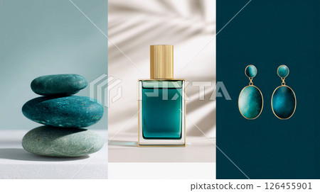 2026 trend color samples Transformative Teal... - Stock Illustration ...