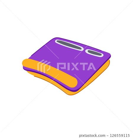foldable portable lap desk cartoon vector... - Stock Illustration ...