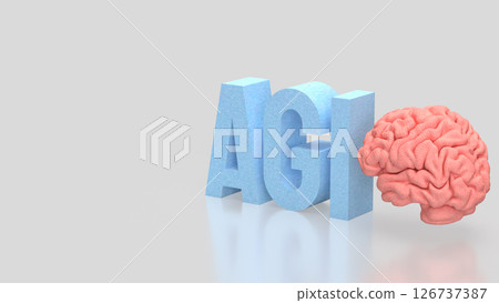 The AGI stands for Artificial General... - Stock Illustration ...