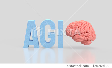 The AGI stands for Artificial General... - Stock Illustration ...