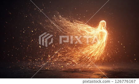 Humanoid flame - Stock Illustration [126776167] - PIXTA