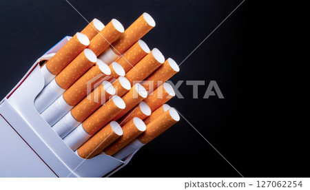 An exaggerated representation of an abnormally... - Stock Illustration ...