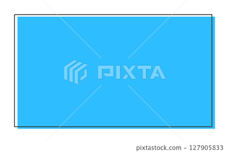 A vivid light blue rectangular illustration... - Stock Illustration ...
