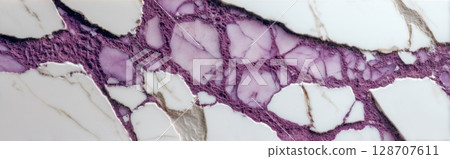 Polished Calacatta Viola surface with strong... - Stock Illustration ...