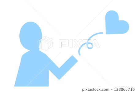 Simple silhouette of a person throwing away a... - Stock Illustration ...