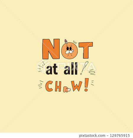 "Not at all!" Graphic-插圖素材 [129765915] - PIXTA圖庫
