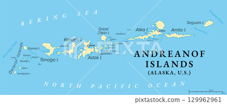 Andreanof Islands, Alaska, United States,...-插圖素材 [129962961] - PIXTA圖庫