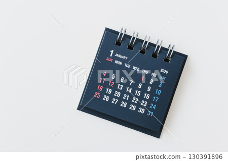 January 2026 Calendar Japanese January Desk... - Stock Photo [130391896 ...