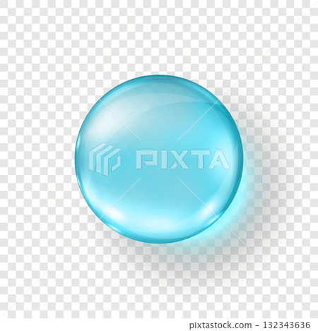 Vector 3d Realistic Blue Gel Pill, Isolated.... - Stock Illustration ...