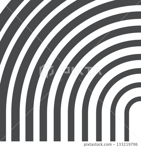 Halved arch geometric lines pattern-插圖素材 [133219706] - PIXTA圖庫
