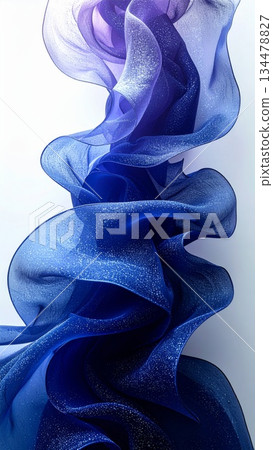 Abstract blue fabric with glitter sparkles... - Stock Illustration ...